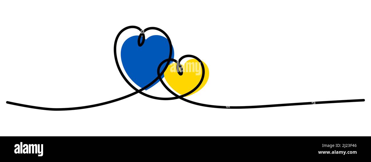 Ukraine flag ribbon on Stock Vector Images - Alamy