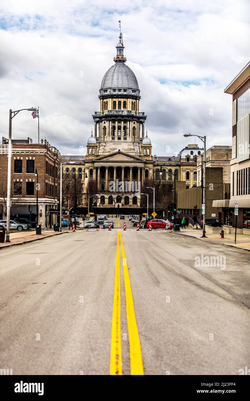 The State Capitol Building in Springfield Illinois Stock Photo - Alamy