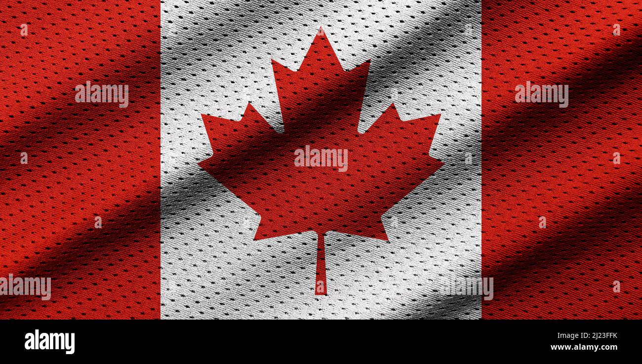 Canada flag on texture sports. Horizontal sport theme poster, greeting ...