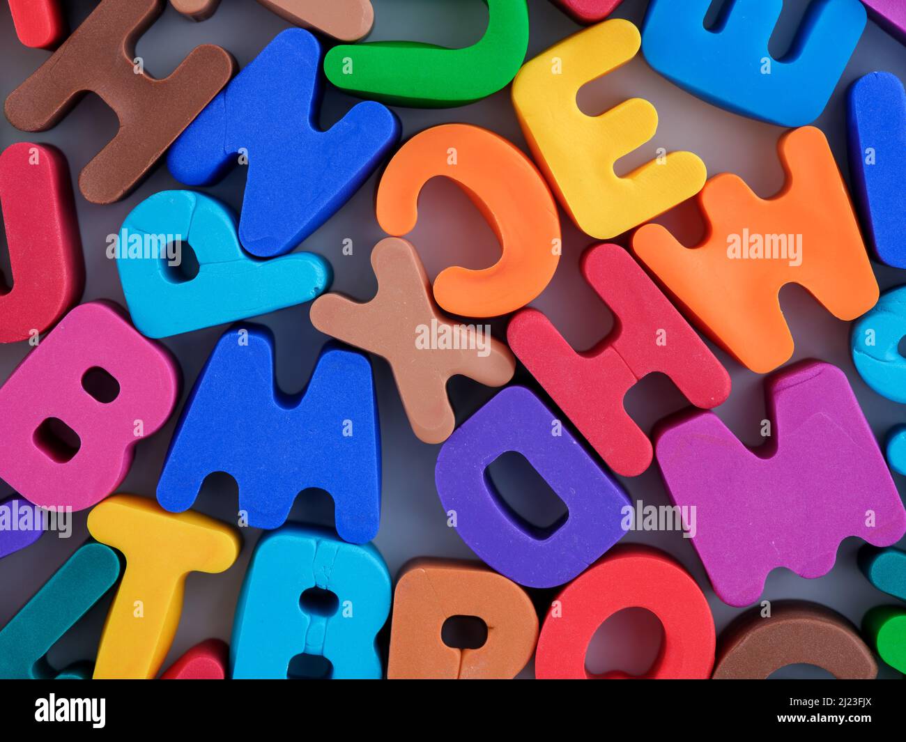 Letters of the alphabet with polymer clay hi-res stock photography and ...