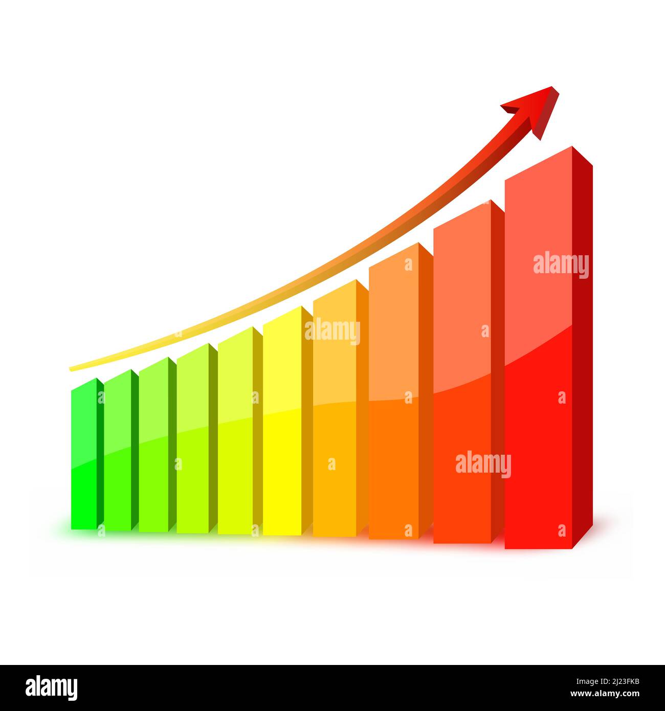 Diagram graphic up vector illustration isolated on white background ...