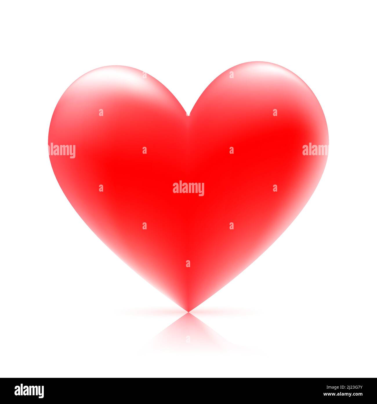 Heart vector illustration isolated on white background Stock Vector ...
