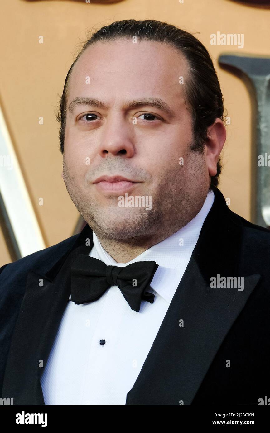 London, UK. 29th Mar, 2022. Dan Fogler attends the The World Premiere of Fantastic Beasts: The ...