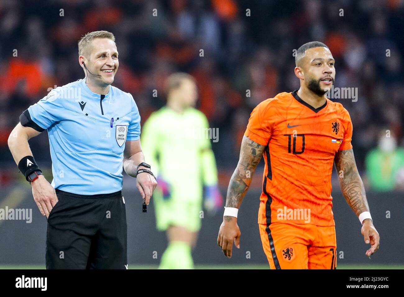 AMSTERDAM, 29-03-2022 JohanCruyff Stadium . Friendly match between ...