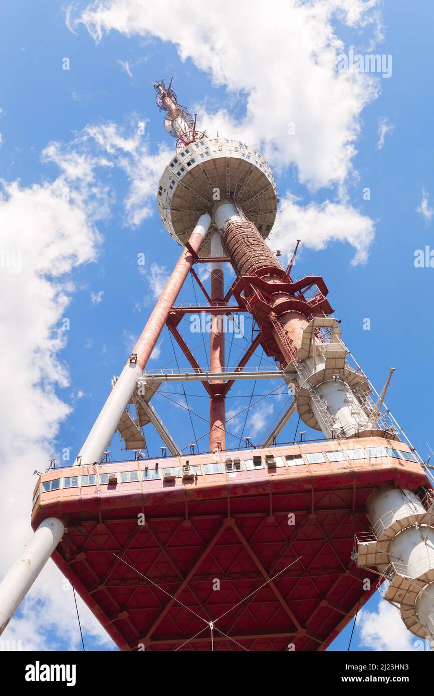 Communication tower on top mountain hi-res stock photography and images ...