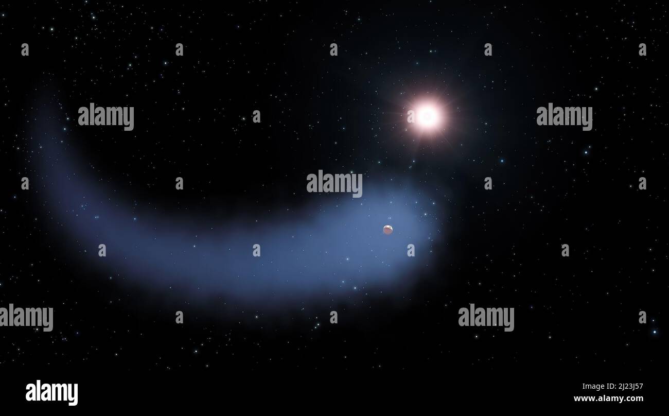 Immense cloud of hydrogen called, "The Behemoth, a bleeding atmosphere ...