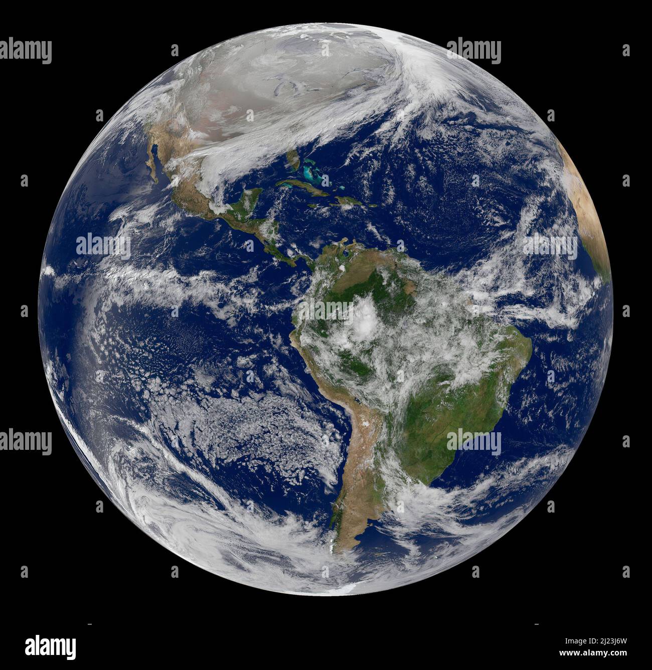Planet earth seen space hi-res stock photography and images - Alamy