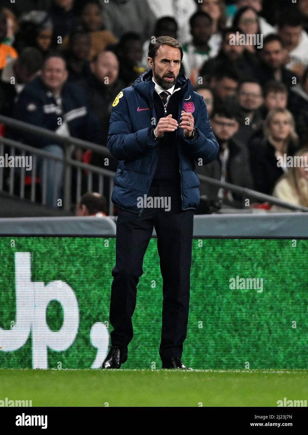 London, UK. 29th Mar, 2022. Gareth Southgate (England manager) during ...