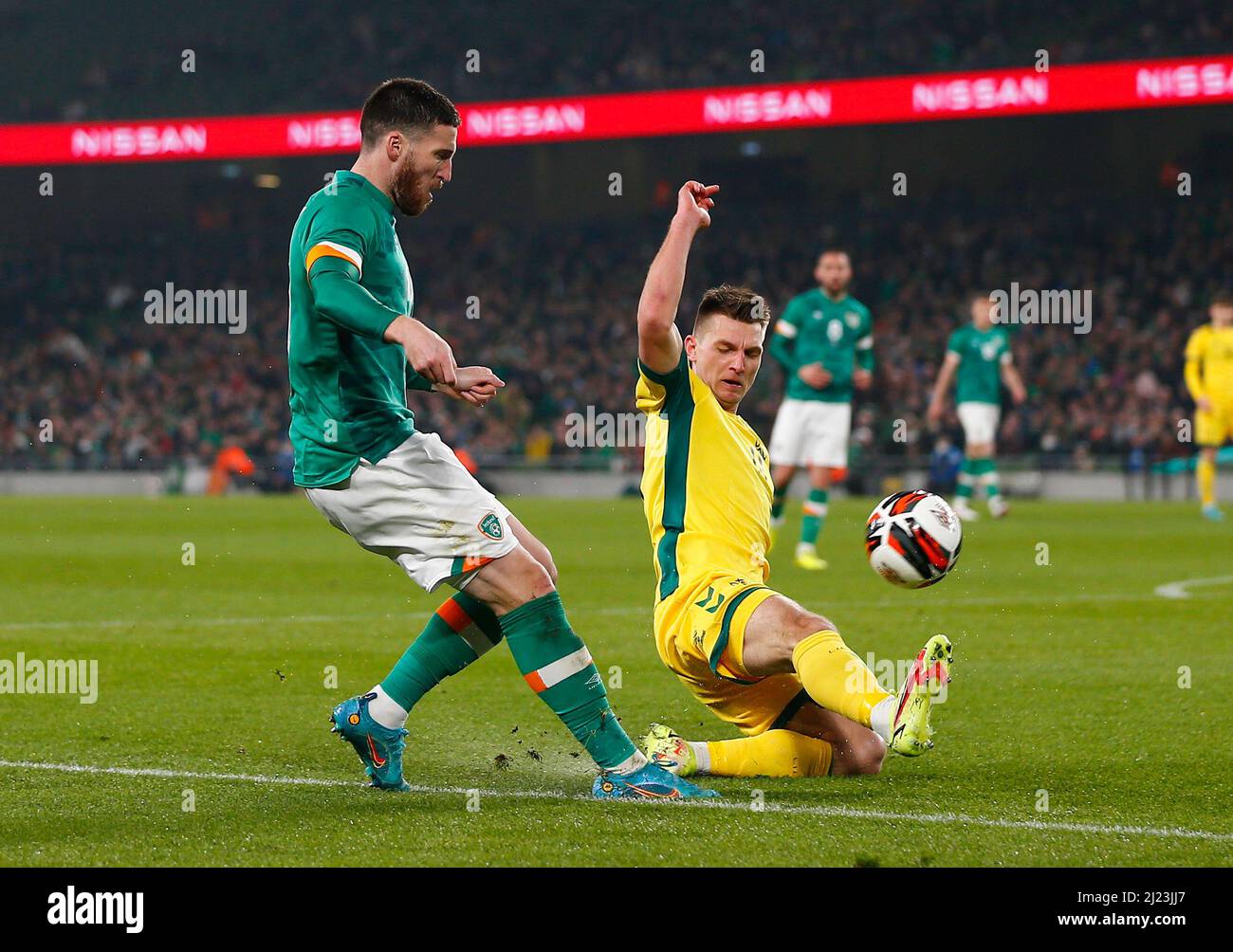 Aviva Stadium, Dublin, Ireland. 29th Mar, 2022. International football ...