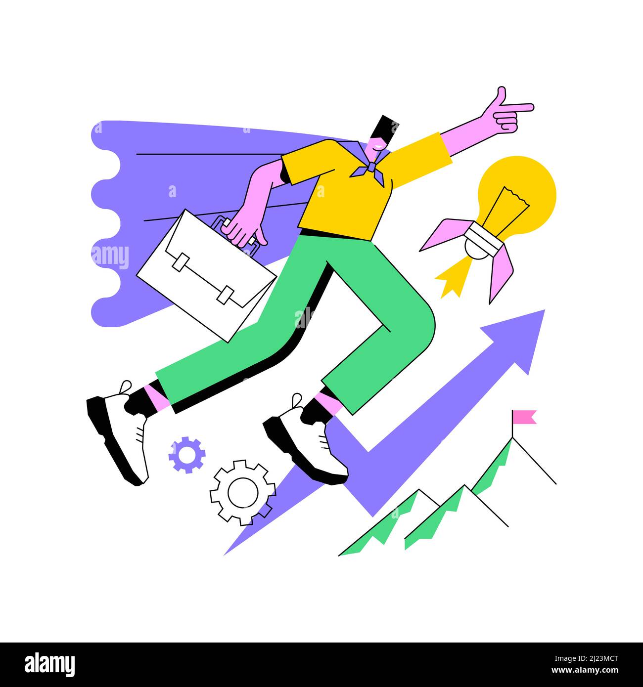 Business mission abstract concept vector illustration. Mission ...