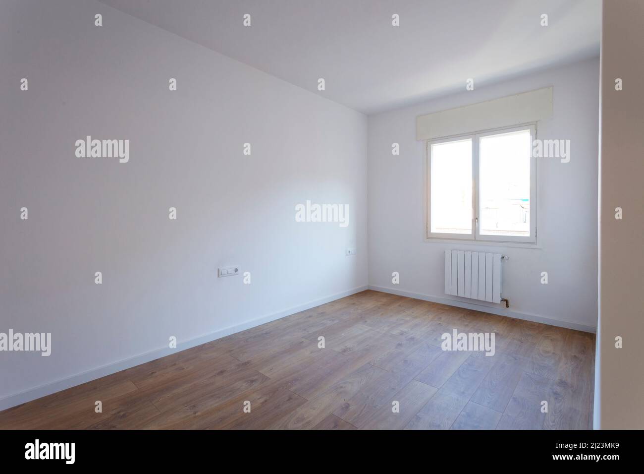 empty room of small apartment Stock Photo - Alamy