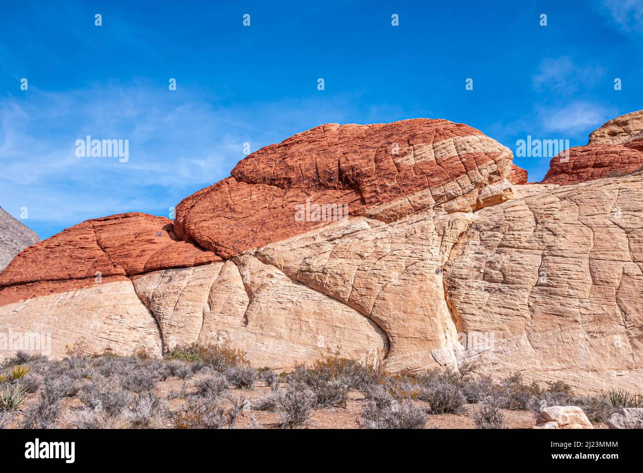Las Vegas, Nevada, USA - February 23, 2010: Red Rock Canyon ...