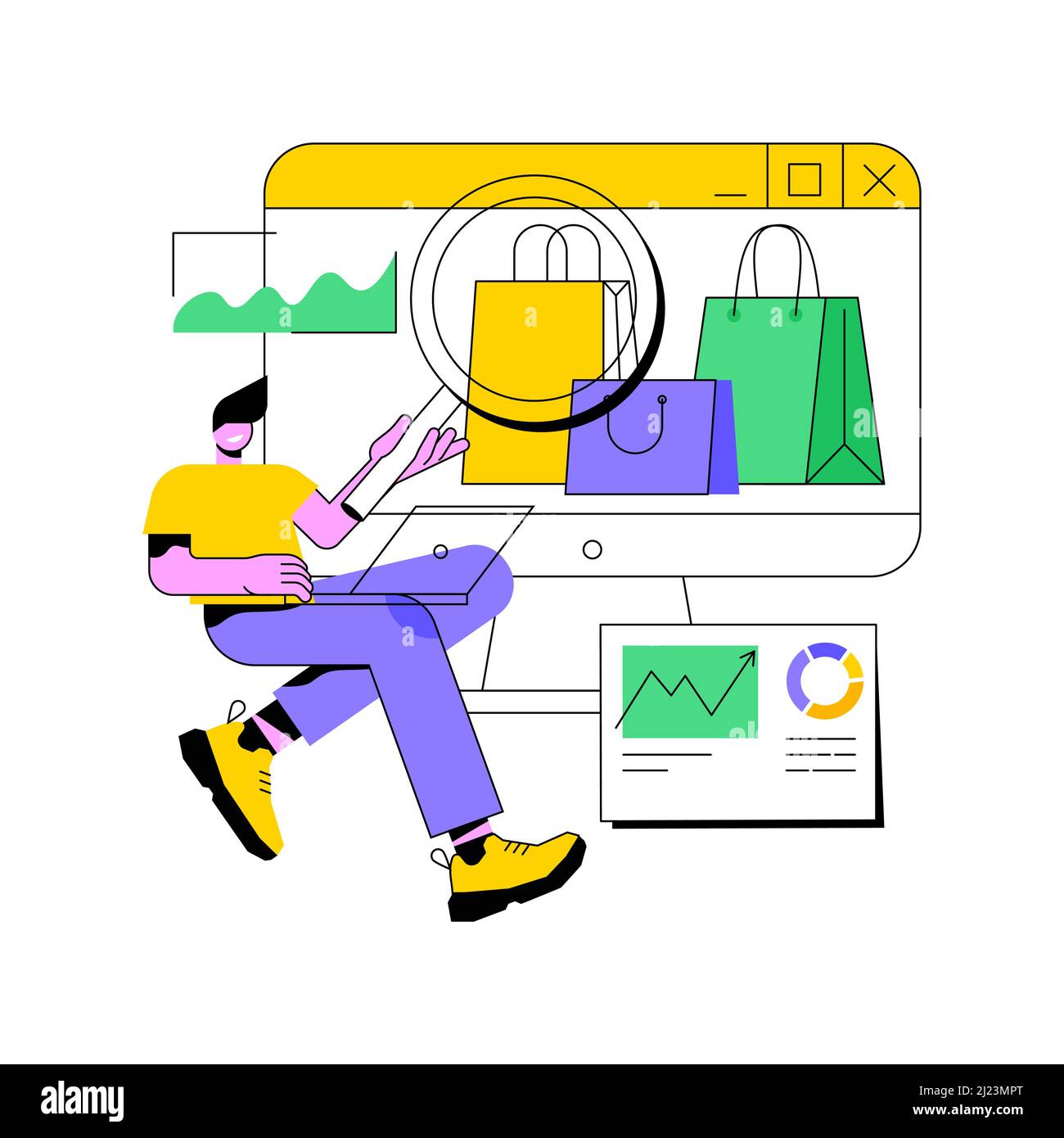 Segment identification Stock Vector Images - Alamy