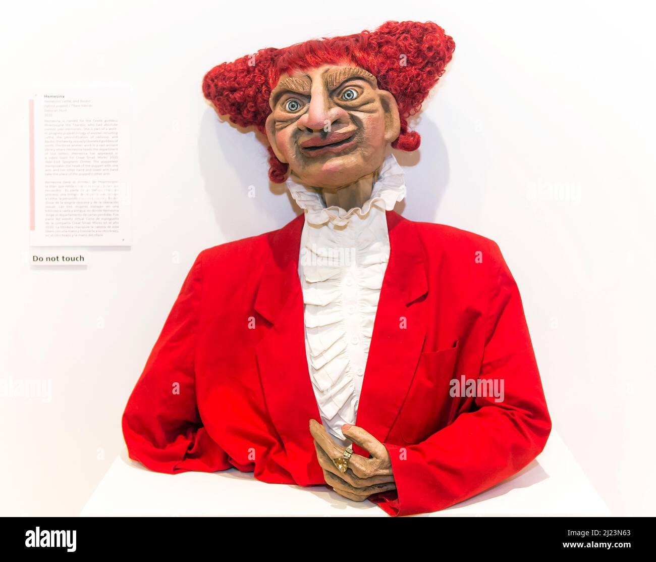 Mansfield, Connecticut, USA. 29th Mar, 2022. ''Nemesina'' by Deborah ...