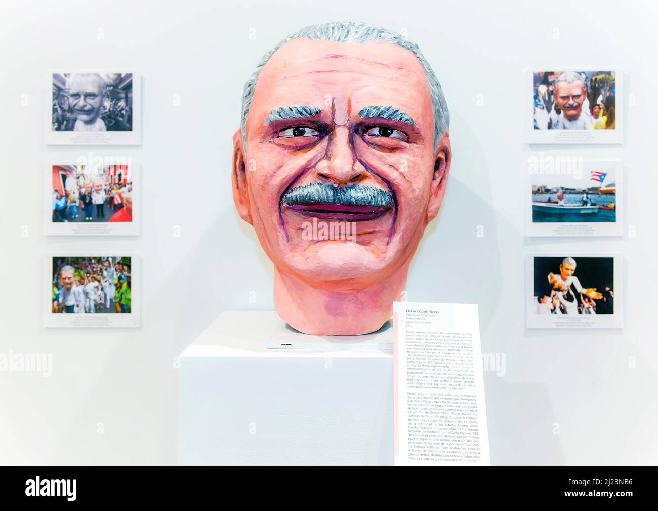 Mansfield, Connecticut, USA. 29th Mar, 2022. ''Oscar Lopez Rivera'' by ...