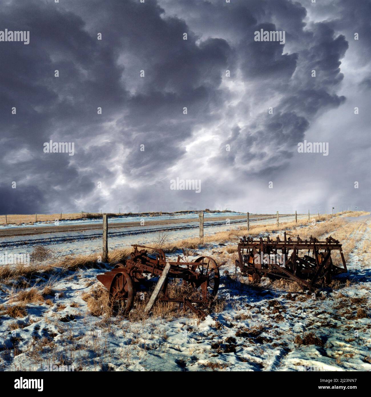 A plough (UK) or plow is a tool or farm implement used for initial ...