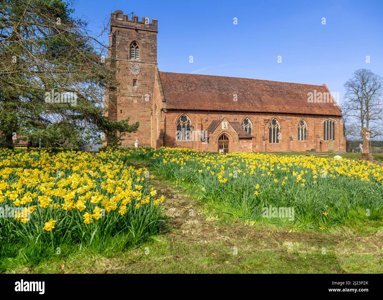 St. Peter's Church in Kinver, Staffordshire, England Stock Photo - Alamy