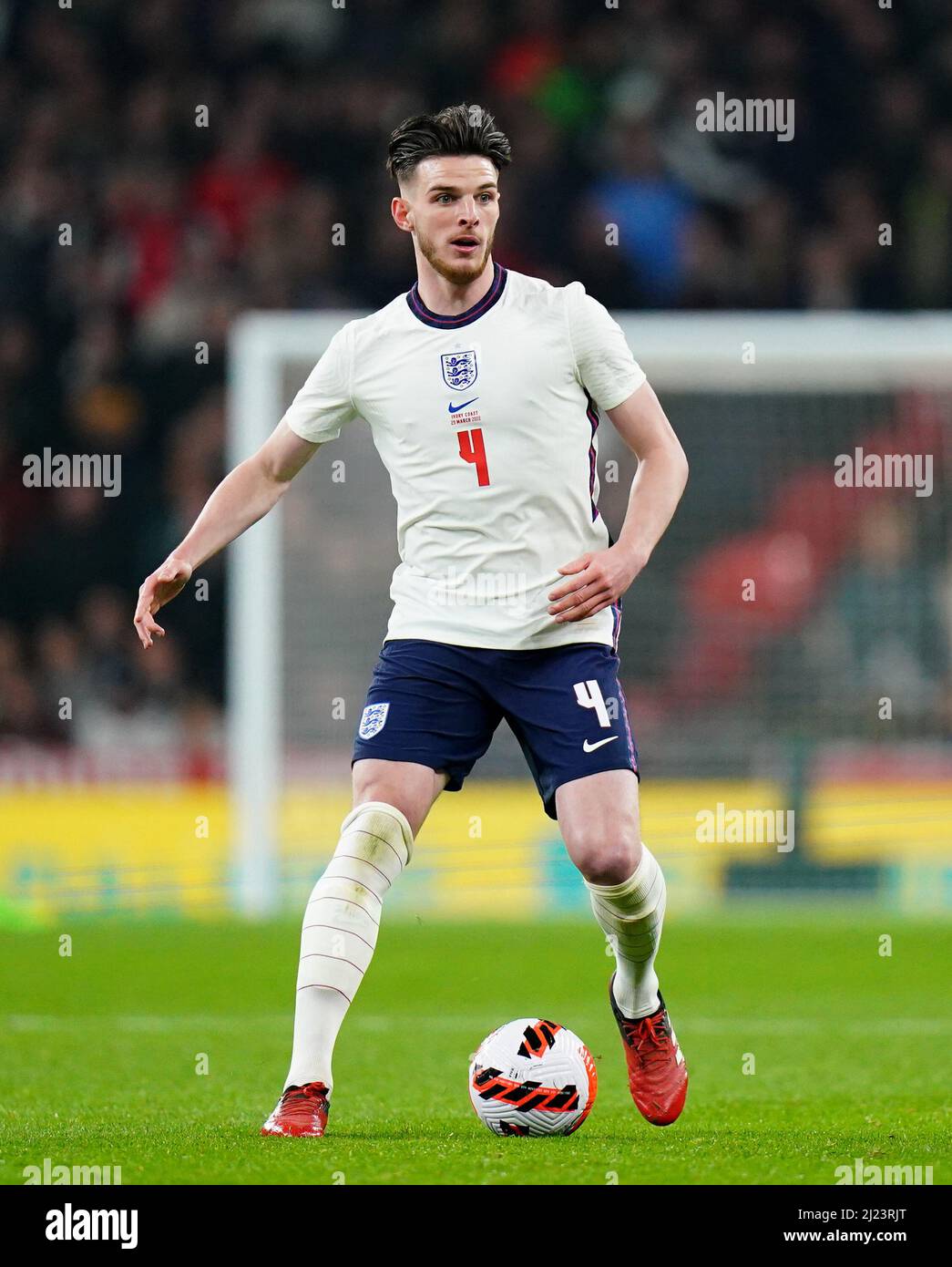 England's Declan Rice during the international friendly match at ...