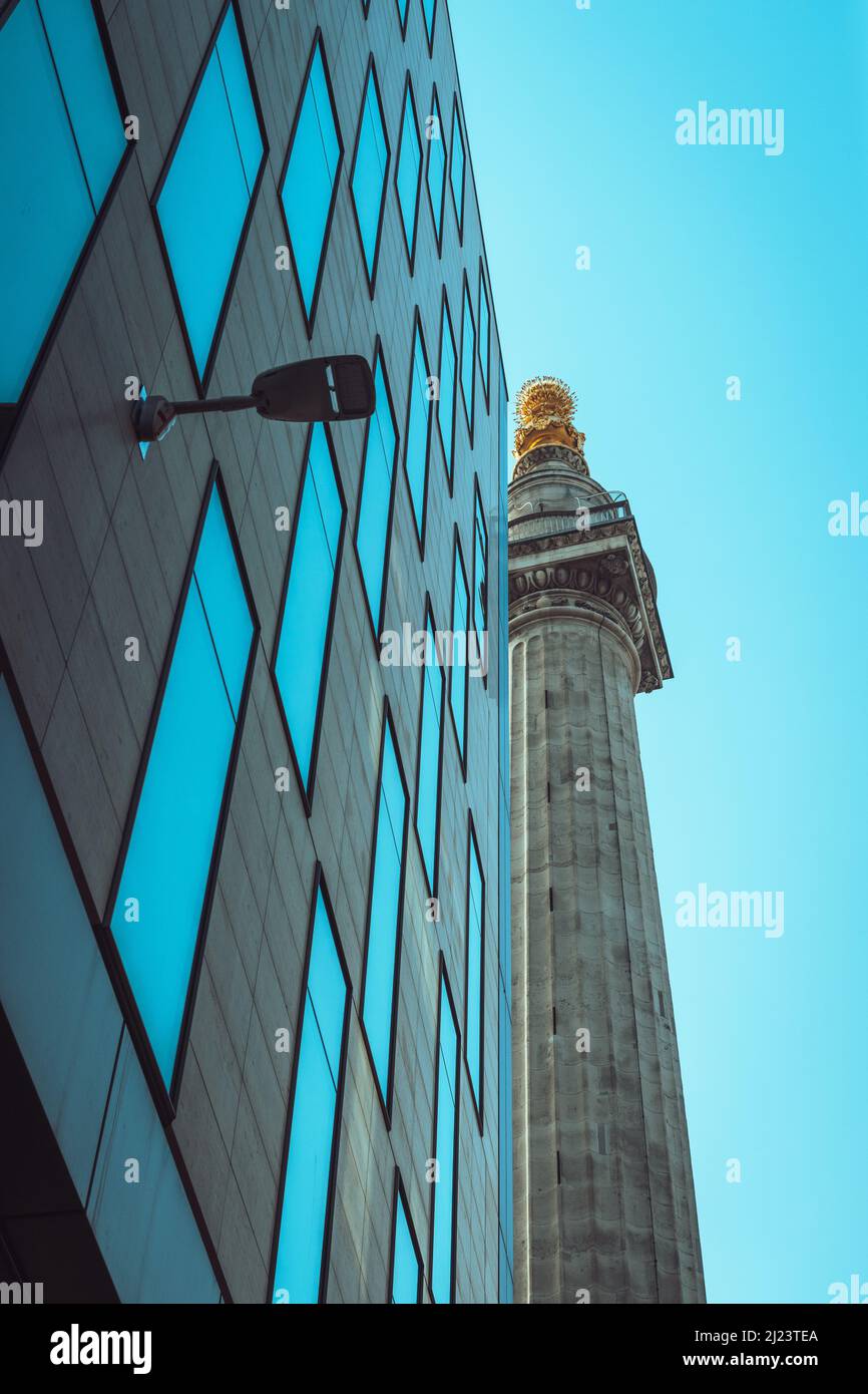 Monument in environment, London Stock Photo - Alamy