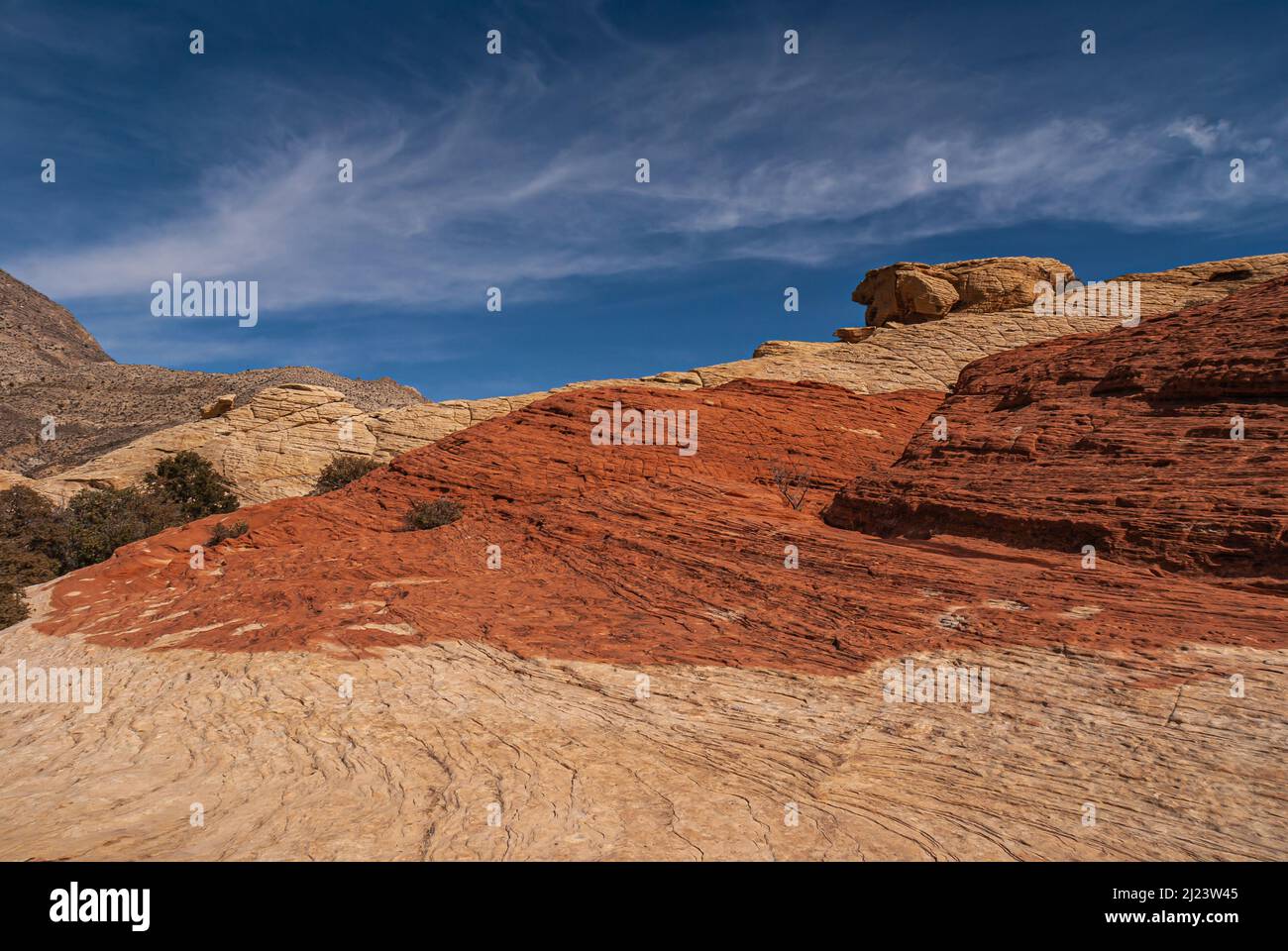 Las Vegas, Nevada, USA - February 23, 2010: Red Rock Canyon ...