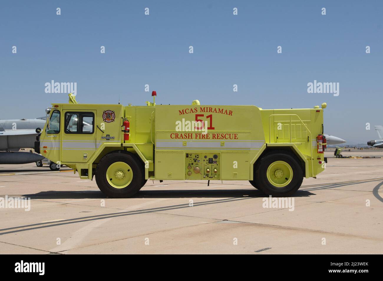 USMC P-19 ARFF apparatus at MCAS Miramar, San Diego, California Stock ...