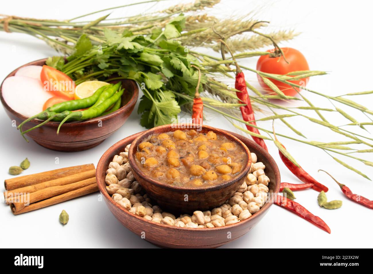 Punjabi Chhole Also Known As Chhola Masala Sabji Amritsari Chole Sabzi ...