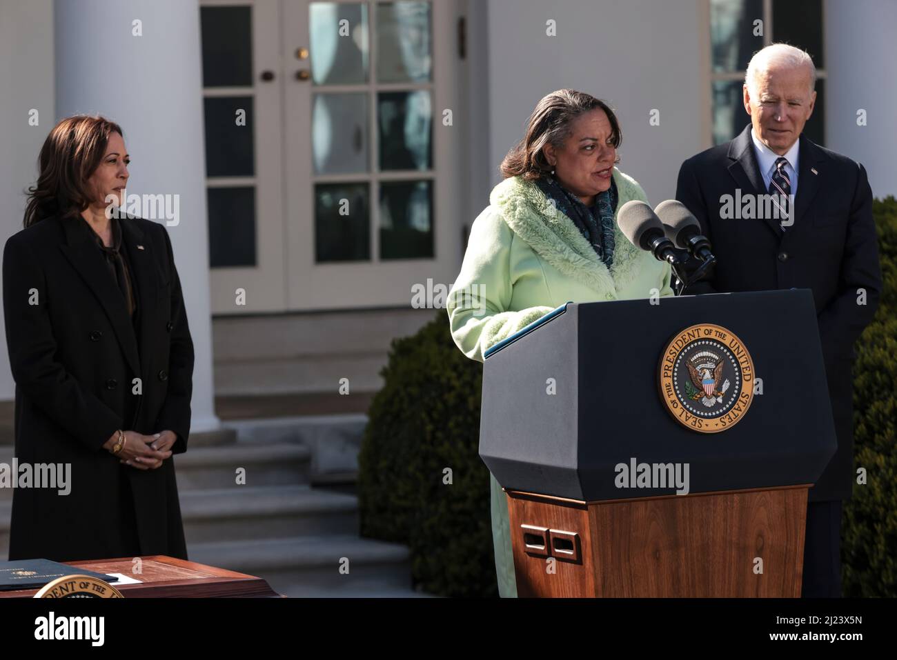 Washington, USA. 29th Mar, 2022. Michelle Duster the great ...