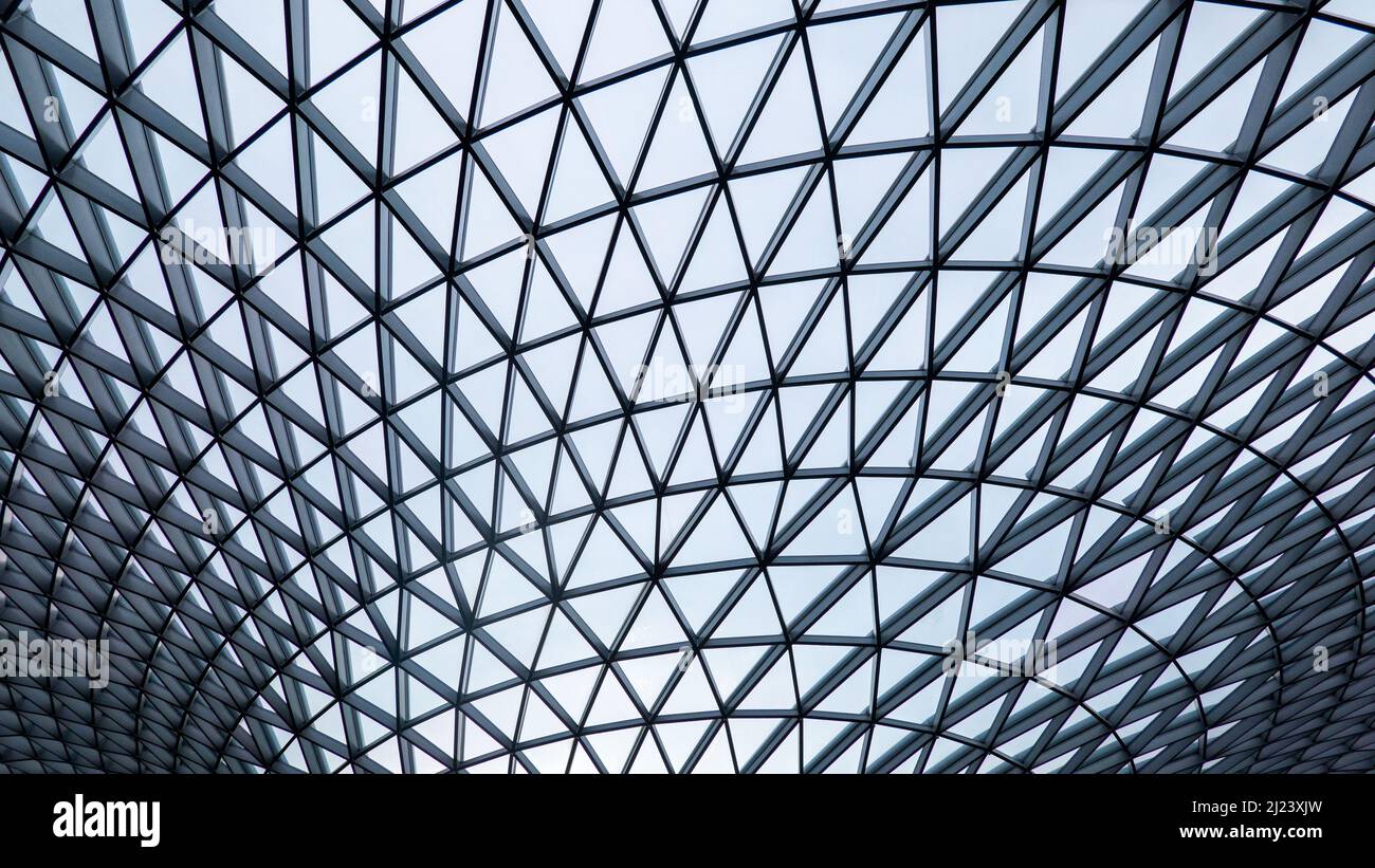 A low angle shot of a textured glass ceiling Stock Photo - Alamy