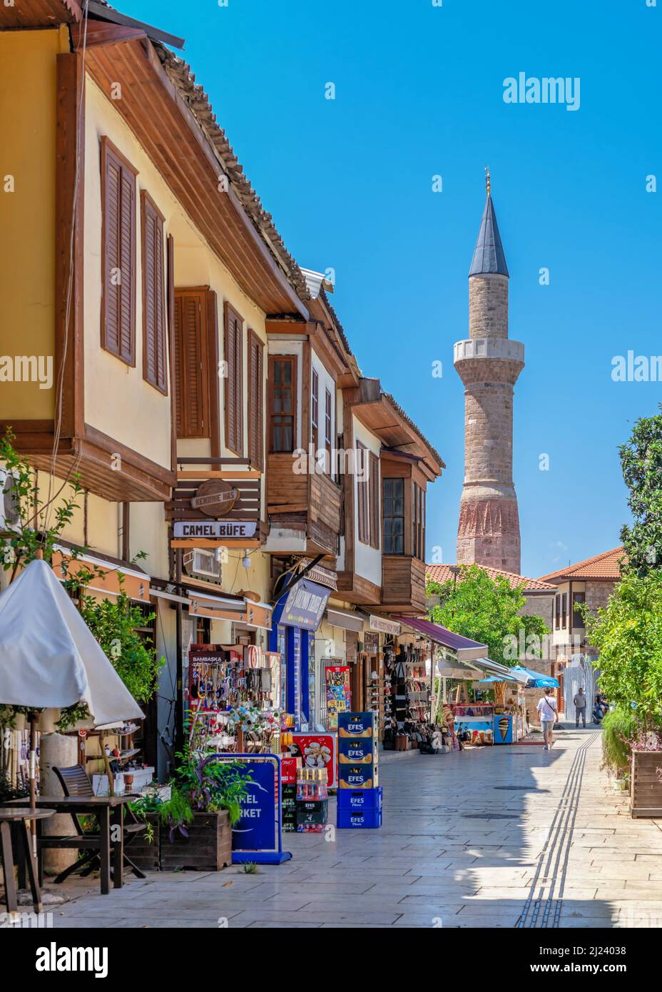 Streets of the Antalya old town in Turkey Stock Photo - Alamy