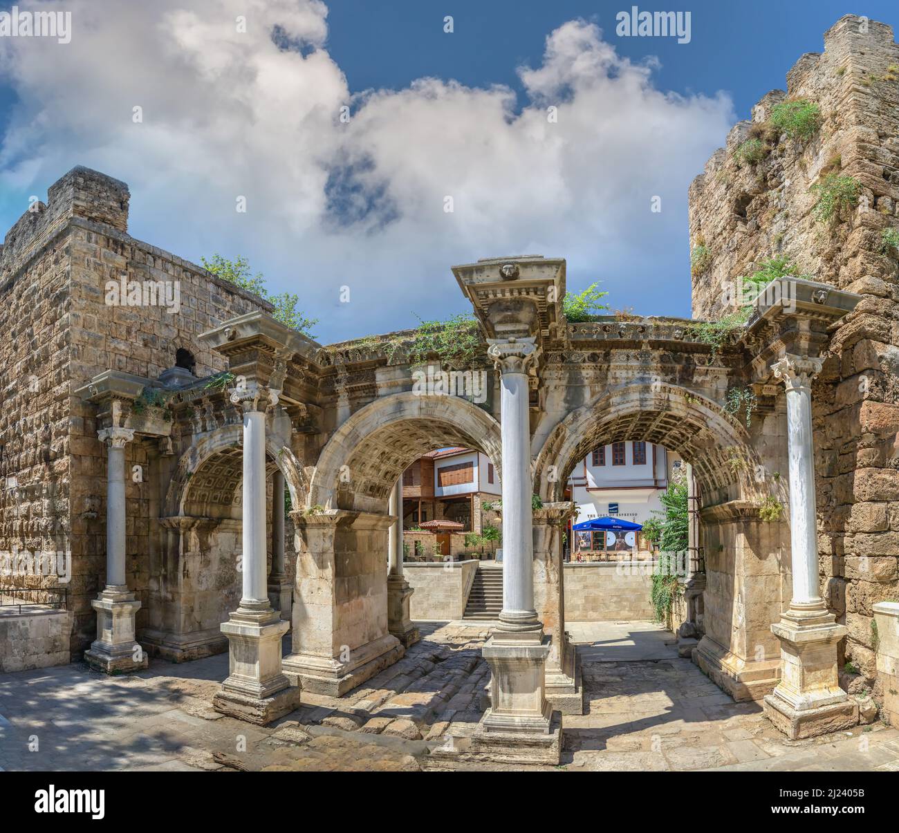 Hadrian's Gate in Antalya, Turkey Stock Photo - Alamy