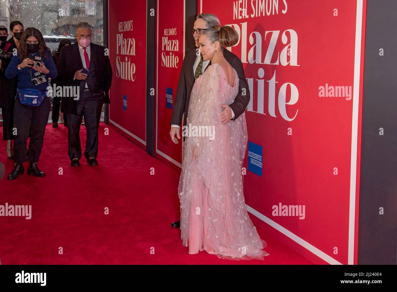 Matthew Broderick and Sarah Jessica Parker attend "Plaza Suite" Opening ...