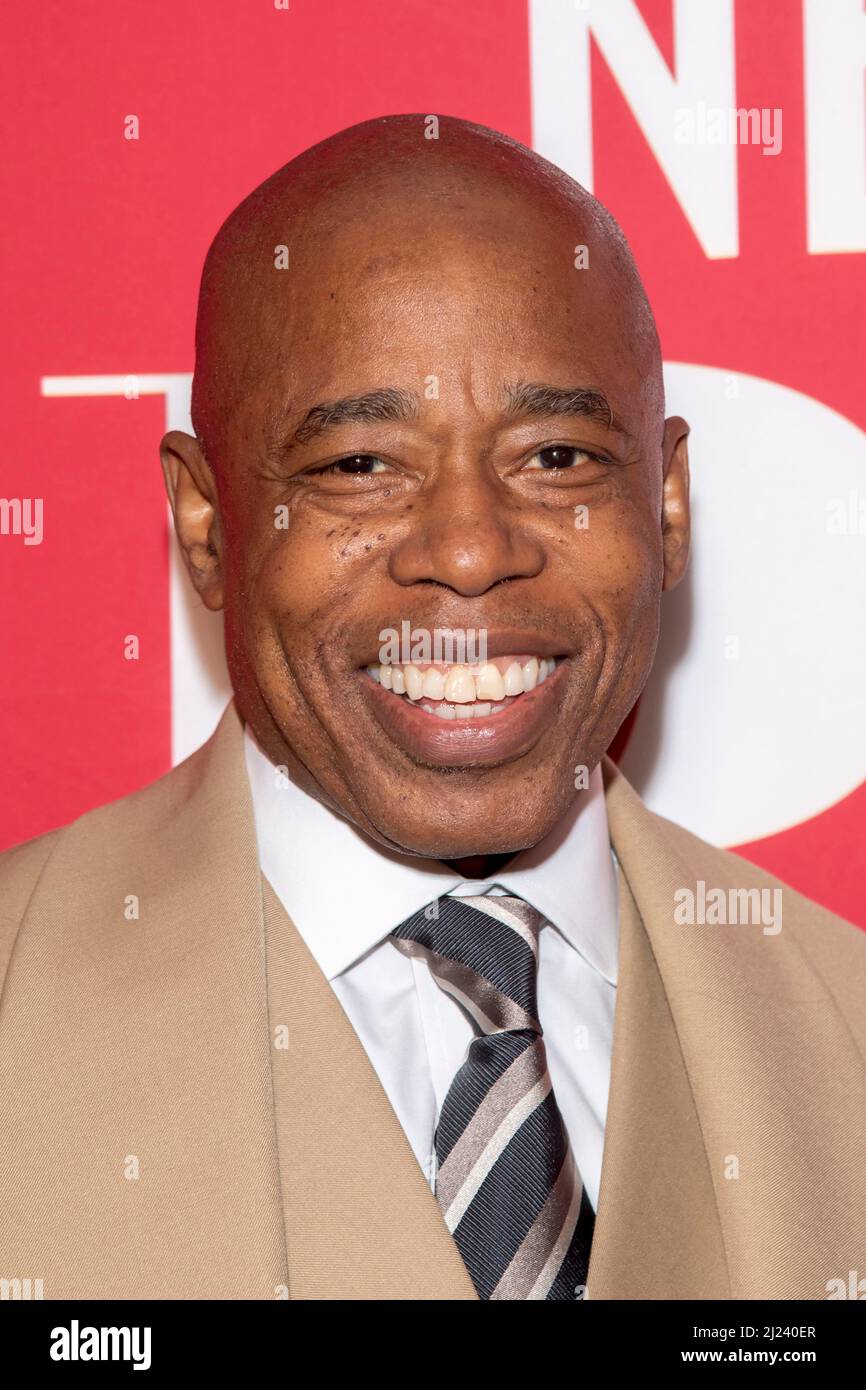 New York City Mayor Eric Adams attends "Plaza Suite" Opening Night in ...