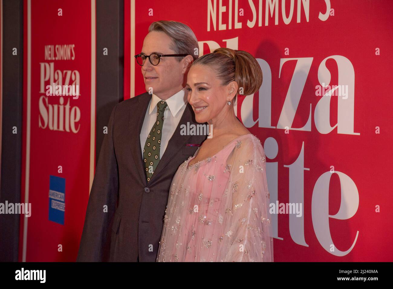 Matthew Broderick and Sarah Jessica Parker attend "Plaza Suite" Opening ...