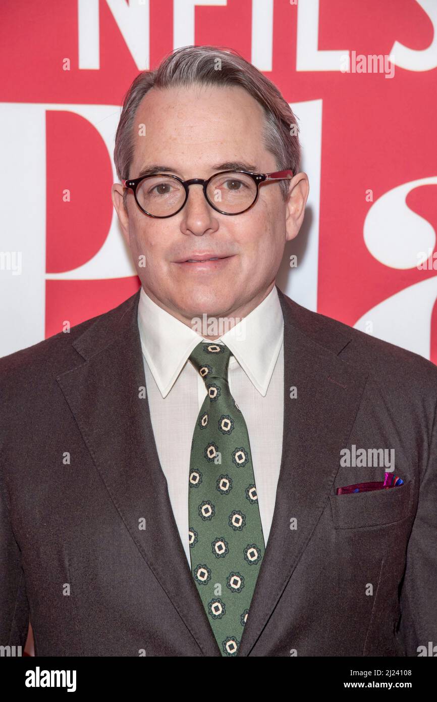 Matthew Broderick attends "Plaza Suite" Opening Night in New York City ...