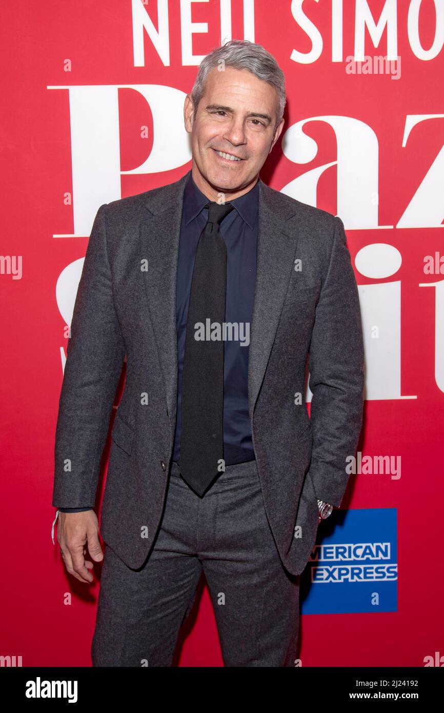 New York, United States. 28th Mar, 2022. Andy Cohen attends "Plaza ...