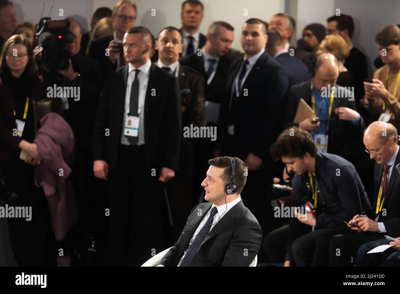 President of Ukraine Volodymyr Zelensky during Munich Security ...