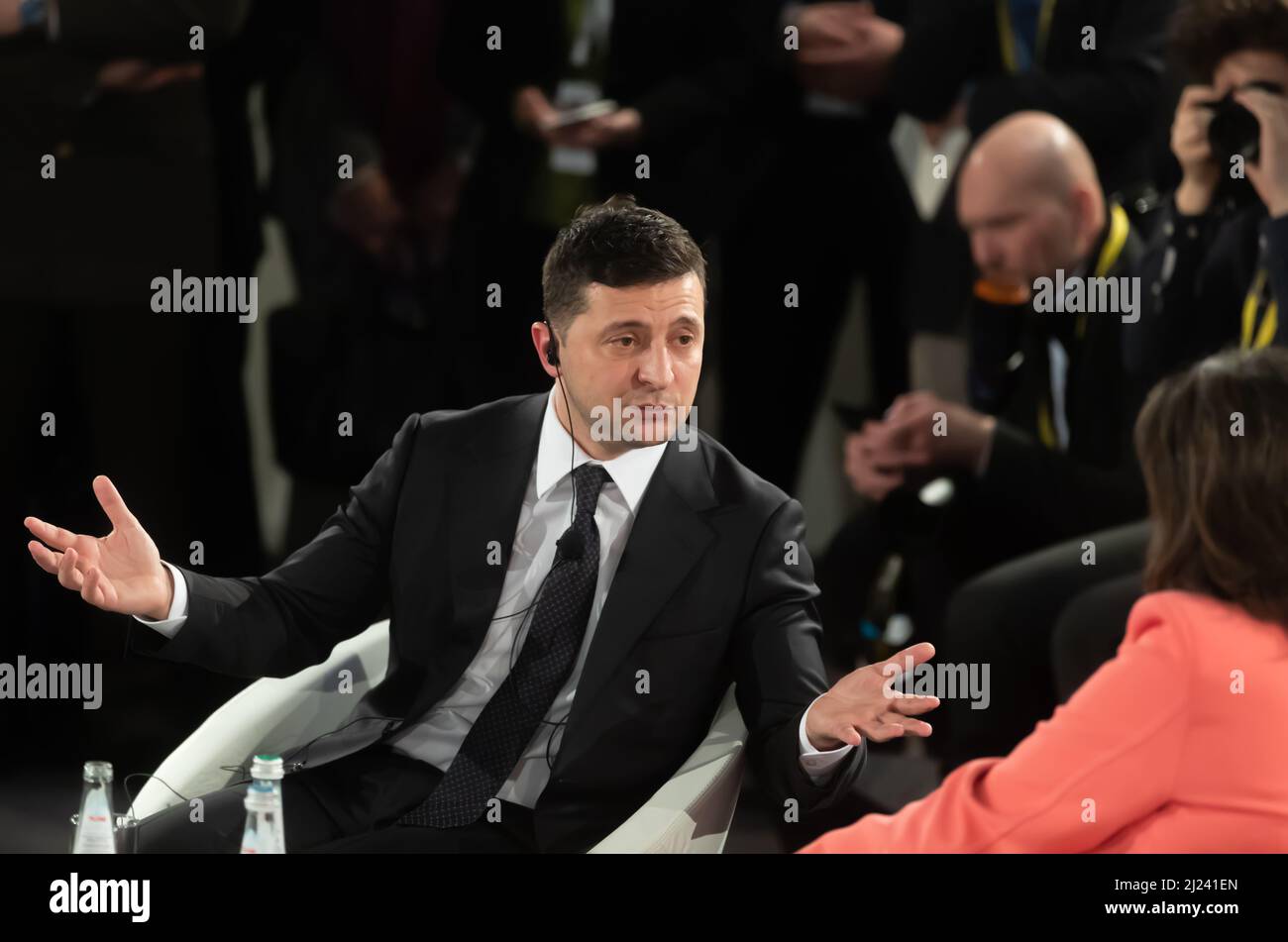 President of Ukraine Volodymyr Zelensky during Munich Security ...