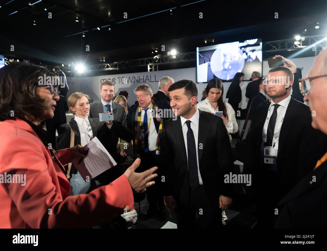 President of Ukraine Volodymyr Zelensky during Munich Security ...