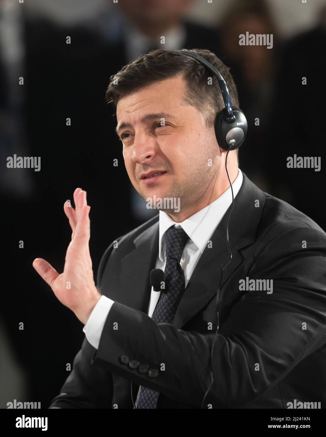 President of Ukraine Volodymyr Zelensky during Munich Security ... President of Ukraine Volodymyr Zelensky during Munich Security ...