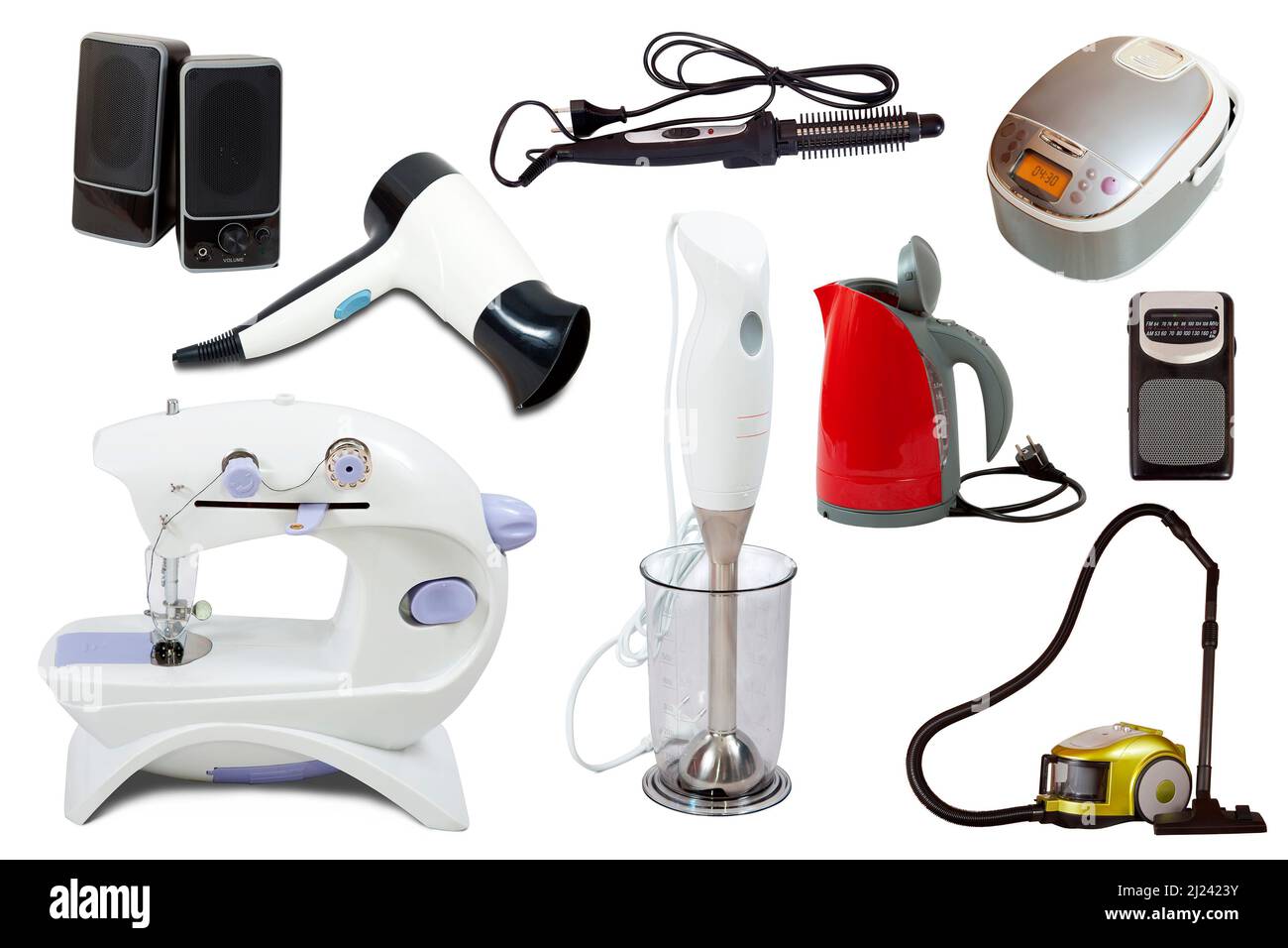 Set of household appliances Stock Photo - Alamy