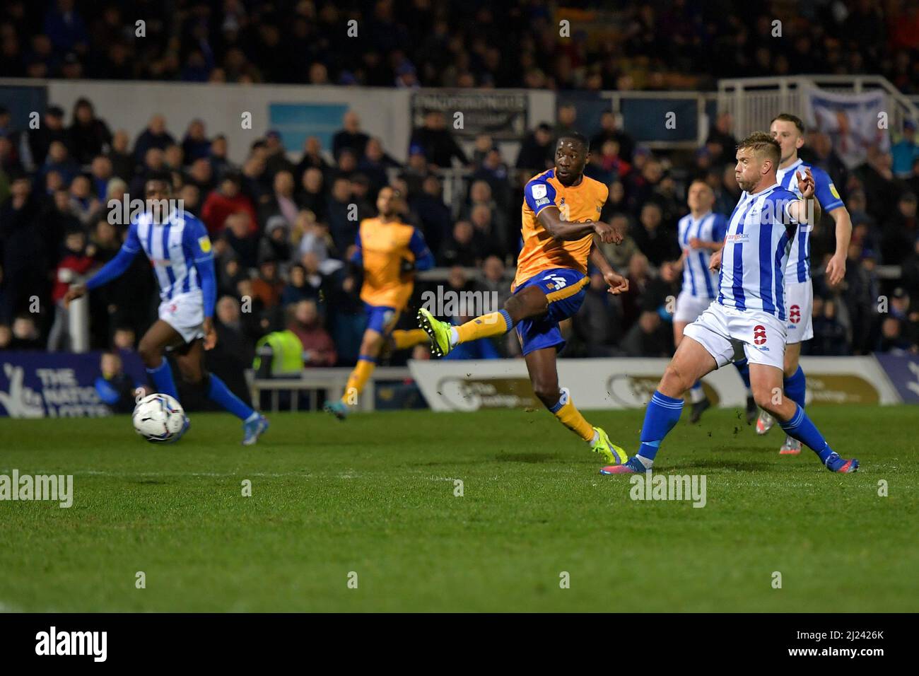 Hartlepool, UK. 29th Mar, 2022. HARTLEPOOL, UK. MAR 29TH Mansfield Town ...