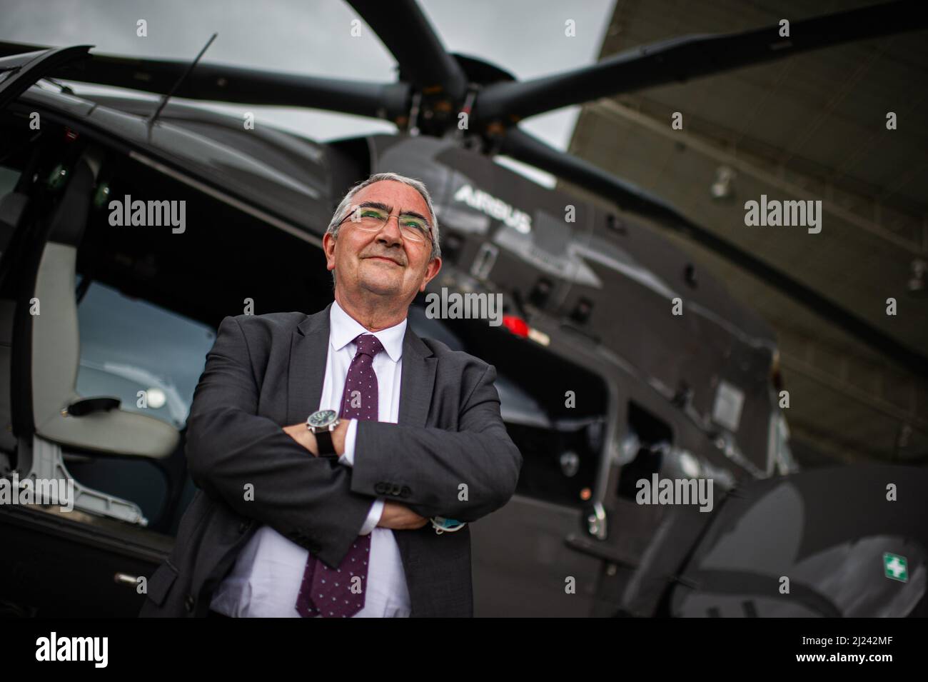 Bogota, Colombia, on March 29, 2022. Alberto Robles, director of Airbus ...