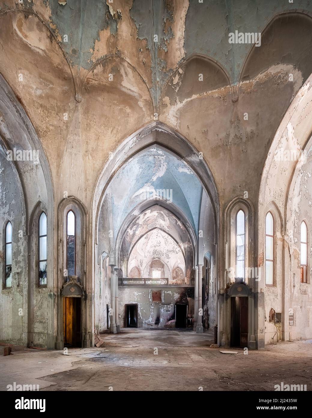 Abandoned Church Building in Decay in Italy Stock Photo - Alamy