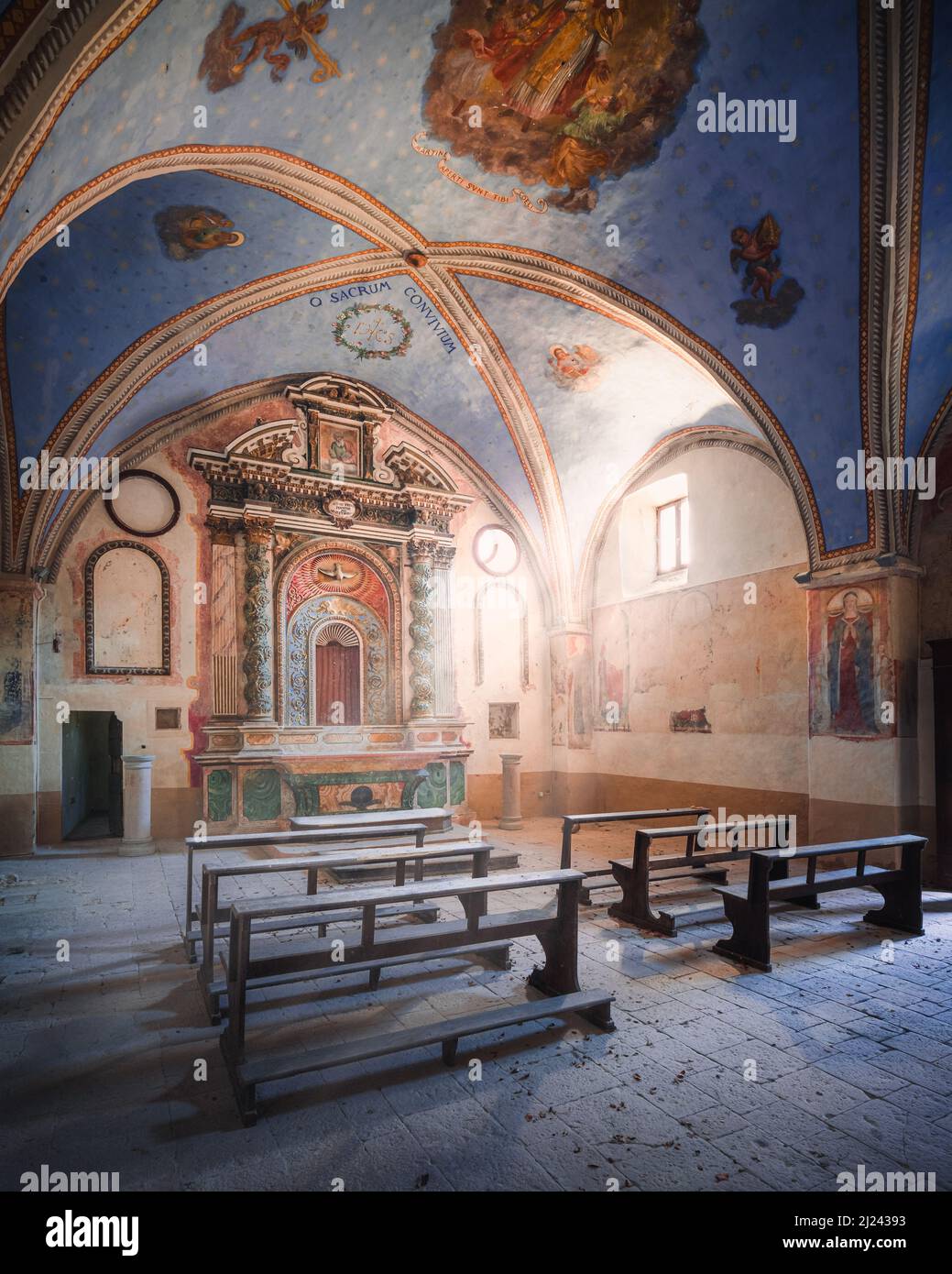 Abandoned Church Building in Decay in Italy Stock Photo - Alamy