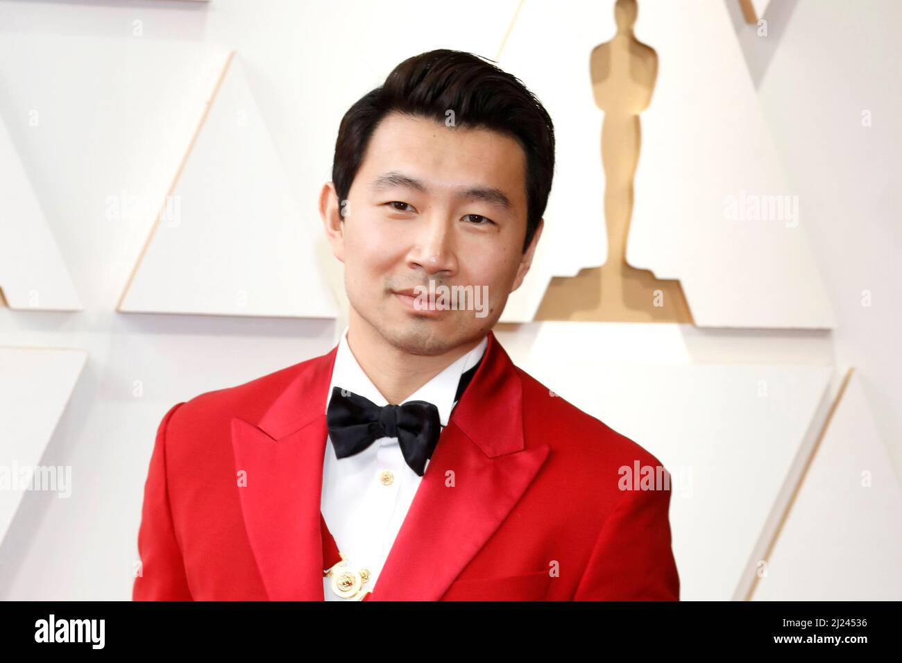 LOS ANGELES - MAR 27: Simu Liu at the 94th Academy Awards at Dolby ...
