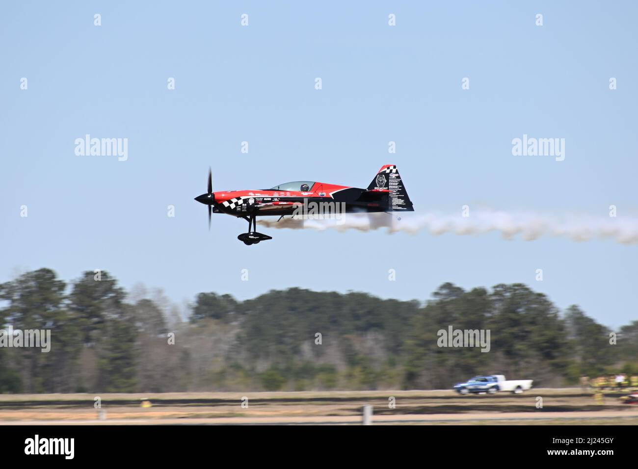Rob Holland, airshow performer, pilots his MXS-RH at the Wings Over ...