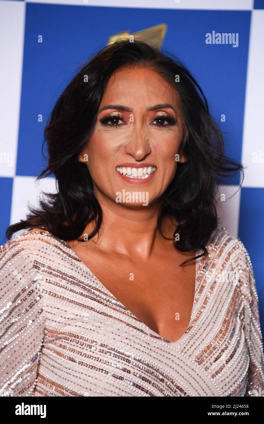 London, UK. 29 March 2022. Shazia Mirza attending the Royal Television ...