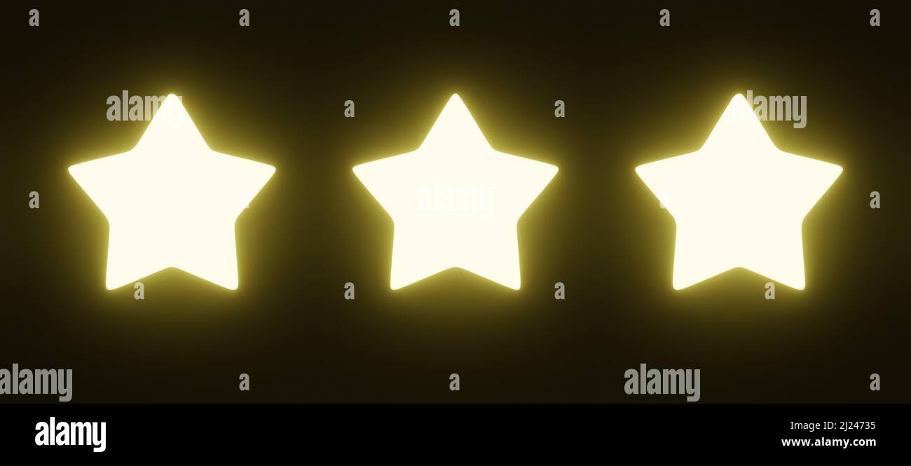 Gold color star illustration hi-res stock photography and images - Alamy