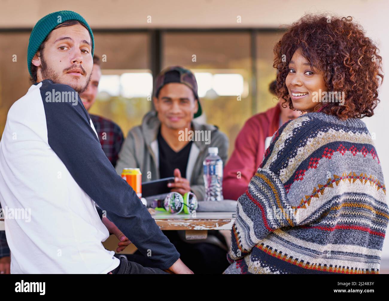 Male and female crew hi-res stock photography and images - Alamy