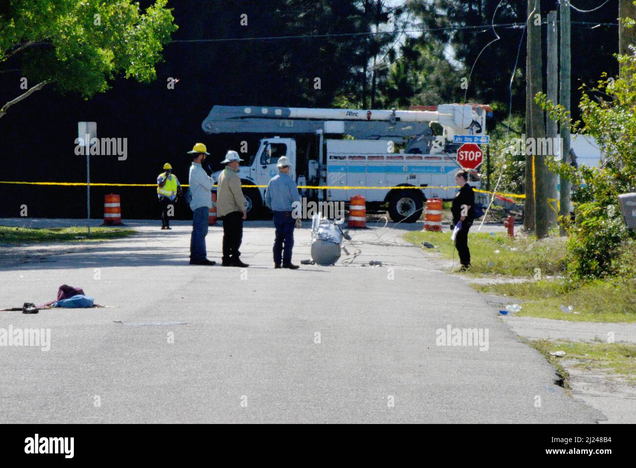 West Melbourne, Florida, USA. March 29, 2022. Officers from the WMPD ...